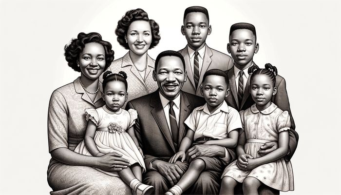 Martin Luther King Jr Family Martin Luther King, Jr. Discusses Family