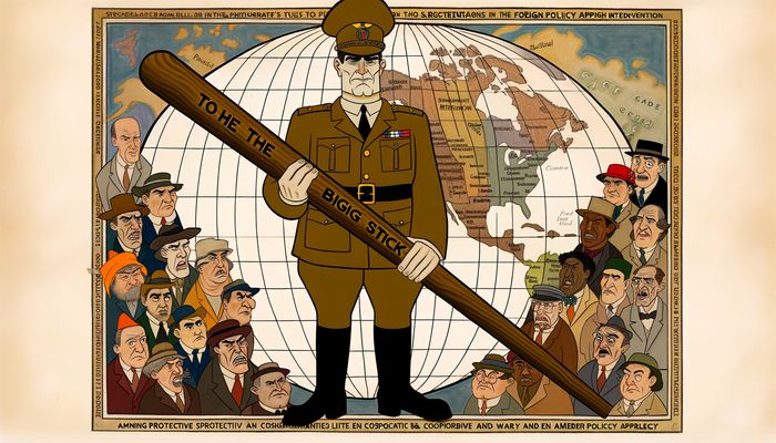 Roosevelt Corollarium Cartoon